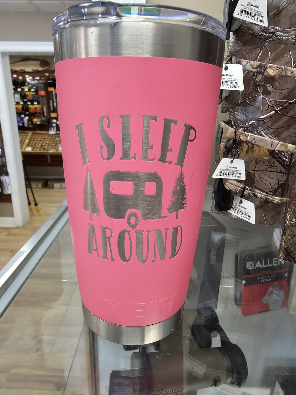 Yeti 2024 "I Sleep Around" 20 oz. Rambler Pink with MagSlider Lid – Up ...